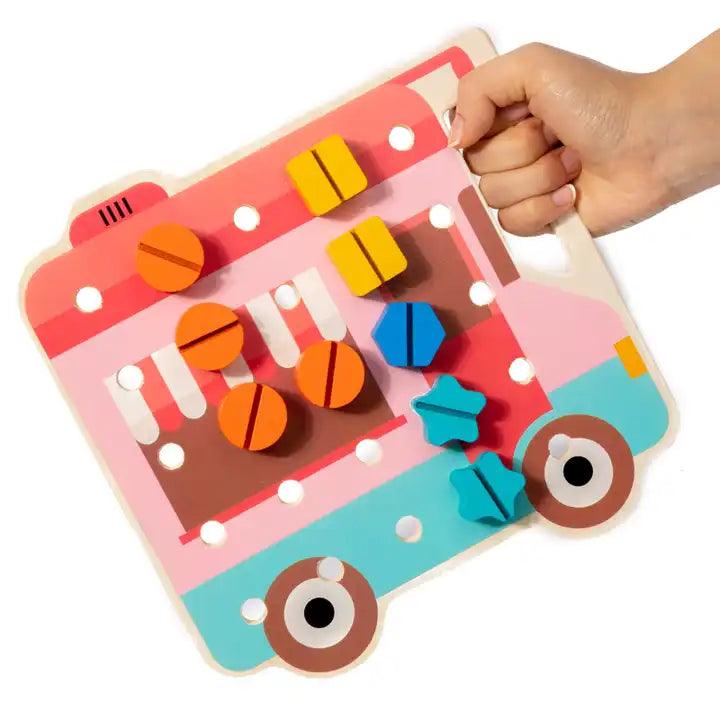 Montessori Shape Matching Box - Educational Toy for Toddlers – Little ...